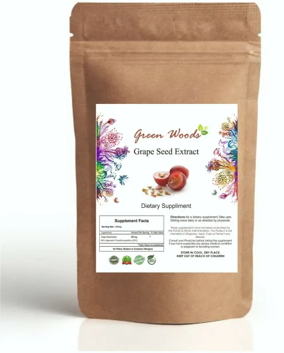 Grape Seed Extract Energy Booster 100% Natural Pure Organic 500 gm ...