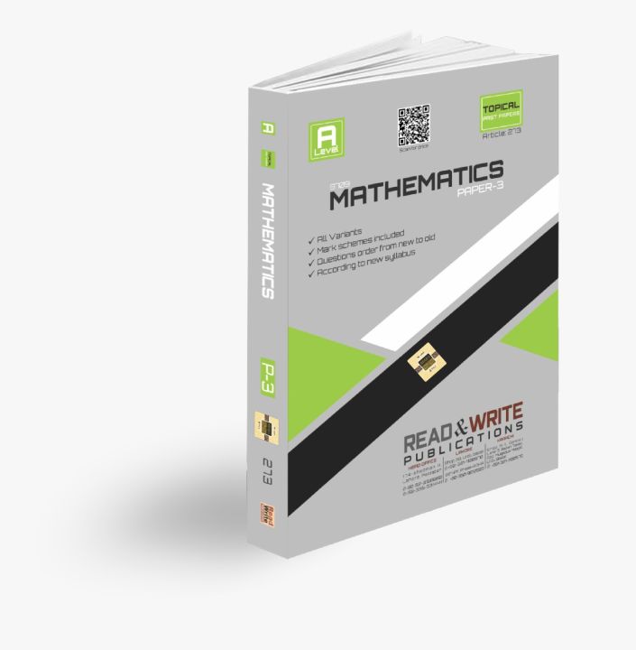 Mathematics A-Level Paper-3 Topical Past Paper Art 273 updated till May ...
