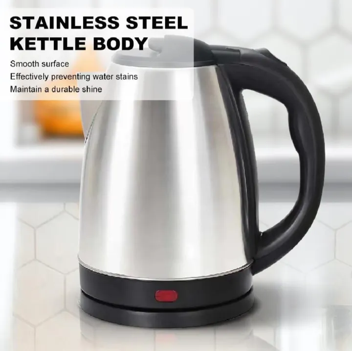 Fast Boil Electric Kettle - 1 Pc Stainless Steel with 2L Capacity ...