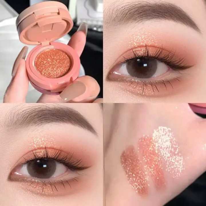 3 Color Eye Shadow Palette Matte Highlighter Blush Palette Shiny ...