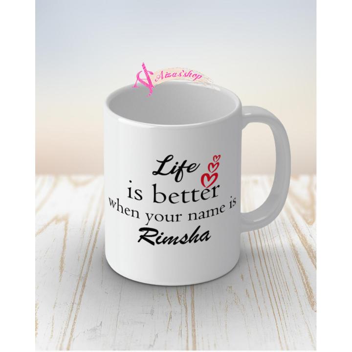 Rimsha name mug | Daraz.pk: Buy Online at Best Prices in Pakistan ...