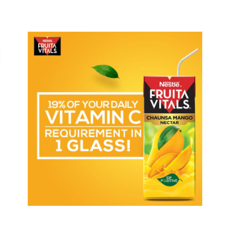Nestle Fruita Vitals Chaunsa Fruit Nectar 200ml | Daraz.pk