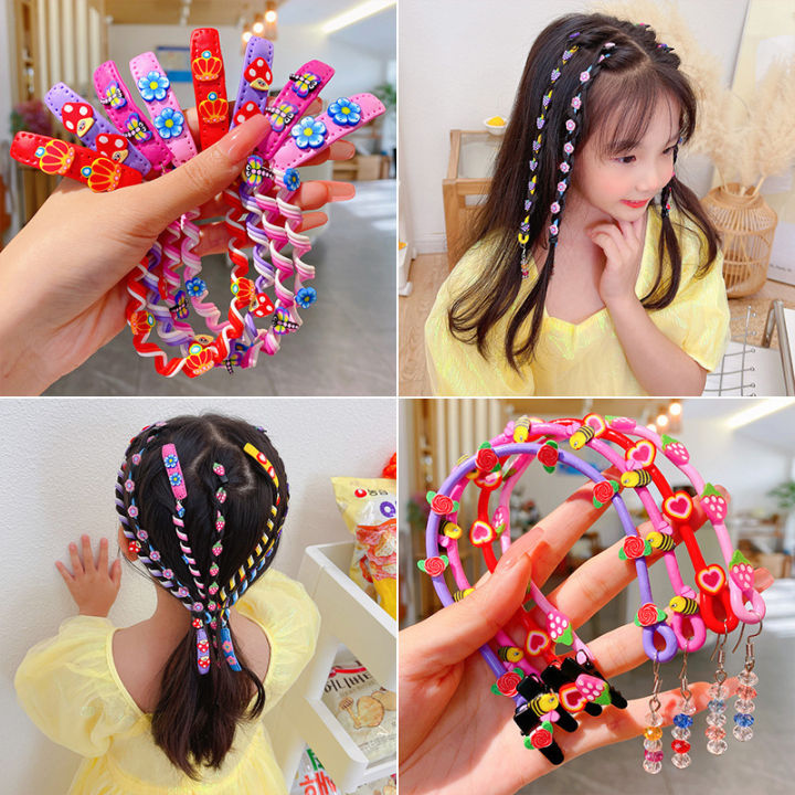 Hair Styling Twister Clip for Girl Women, Braided Rubber Hair Band ...