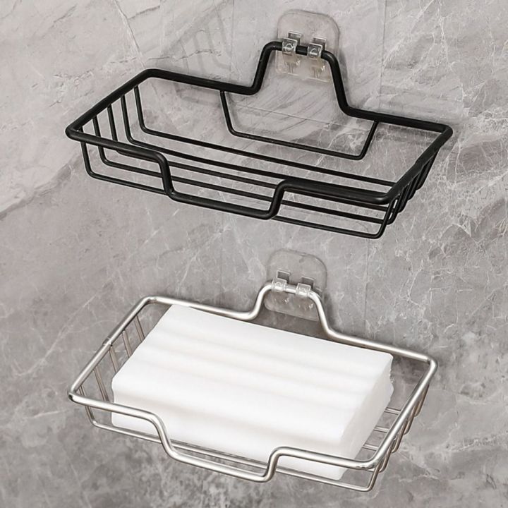 New Stainless Steel Wall Mounted Soap Rack Self Adhesive No Punching ...