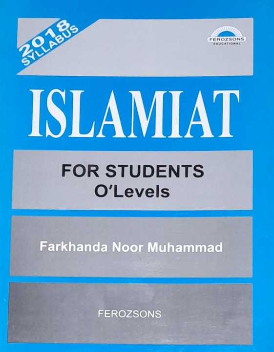 Cambridge O-Level Islamiyat (2058) Coursebook by Farkhanda Noor Muhammad | Daraz.pk