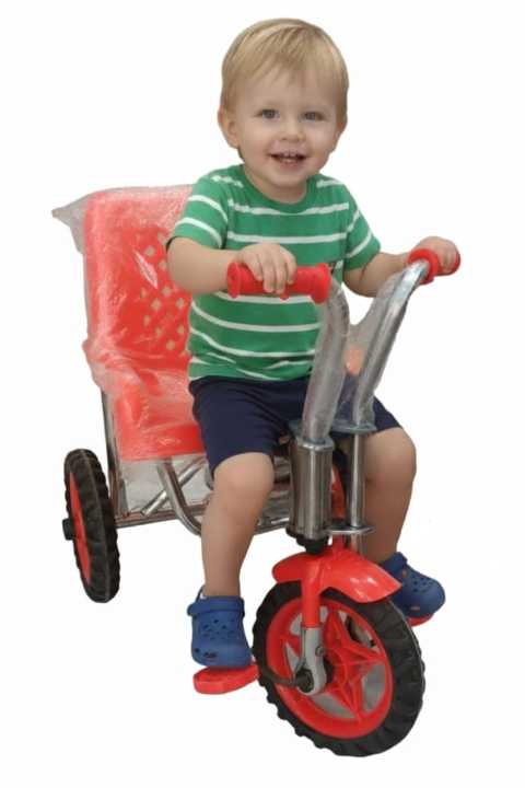 Baby cycle/ Baby Tricycle for kids / Baby cycle with dual pipe steel ...