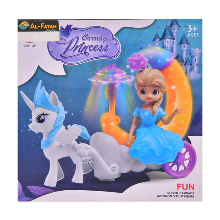 Alfatah Mall HJ538G PRINCESS FUN CARRIAGE B/O IR | Daraz.pk