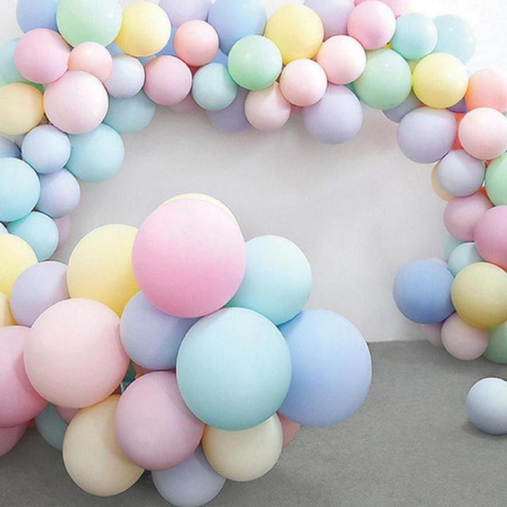 Baby Colored Pastel Macron Balloons Pack Of 40 For Birthday ...