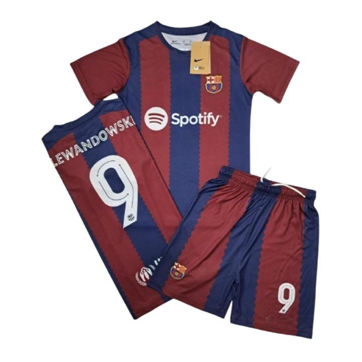 Original Lewandowski Full Kit for kids FC Barcelona | Daraz.pk