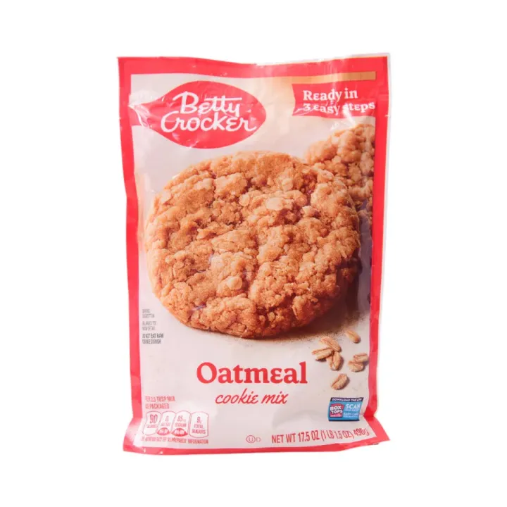 BETTY CROCKER OATMEAL COOKIE MIX 496G (𝐢𝐦𝐩𝐨𝐫𝐭𝐞𝐝 & 𝐨𝐫𝐢𝐠𝐧𝐚𝐥) | Daraz.pk