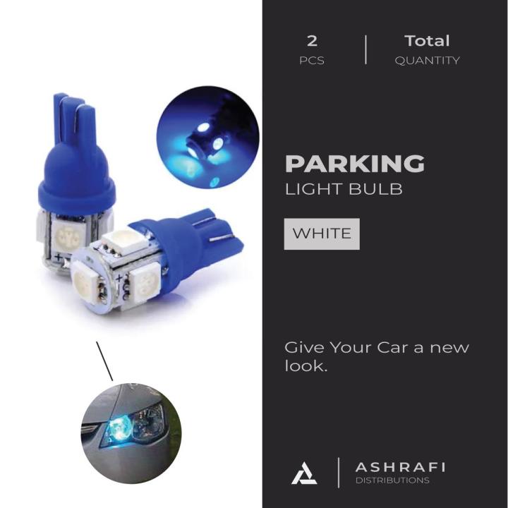 Parking Light Bulb 2 Pcs - Led Light Bulb For Parking - SMD 5 - Blue ...