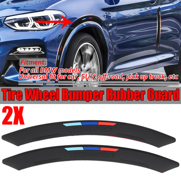 Automotive 2x Universal M-Color Sport Wheel Eyebrow Arch Lips Fender ...