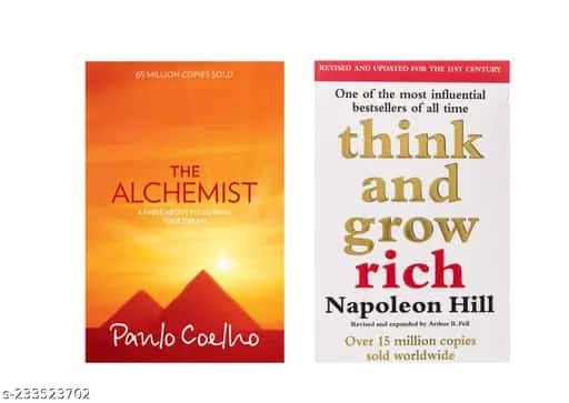 THE ALCHEMIST BY PAULO COELHO + THINK AND GROW RICH BY NAPOLEON HILL ...