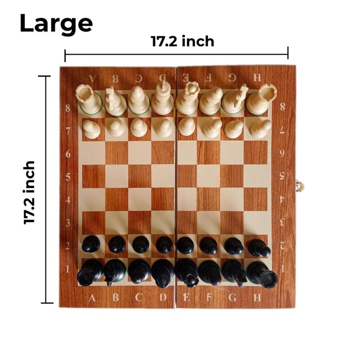 Chess Board Game Folding Board and Pieces Foldable Chessboard | Daraz.pk