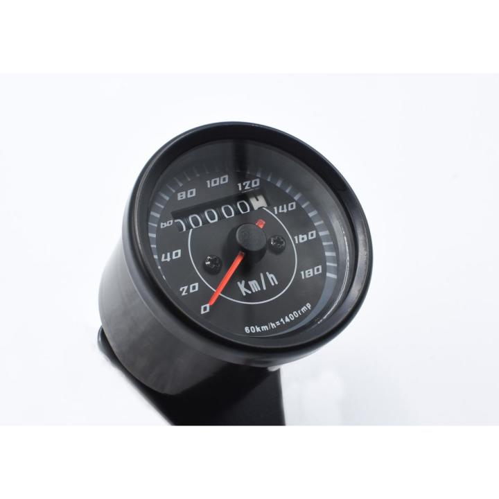 Universal Speedometer with LED Back Light Metal Body for Motorcycle ...