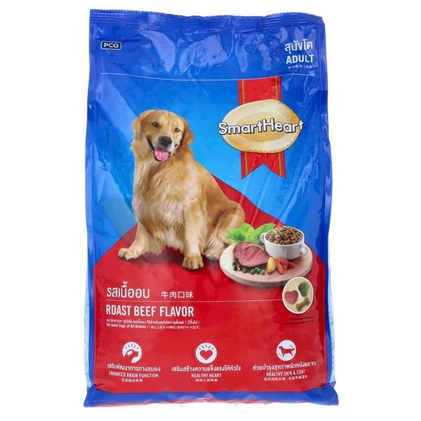SMART HEART DOG FOOD ADULT ROAST BEEF 3 KG | Daraz.pk