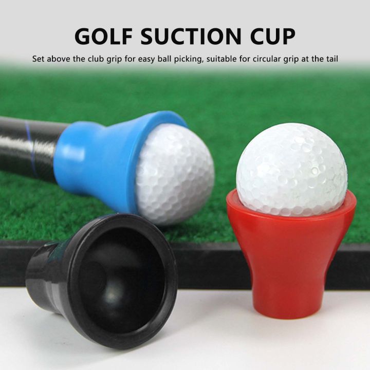 Golf Ball Retriever Putter 5x4.55cm Plastic Training Aid with Suction ...