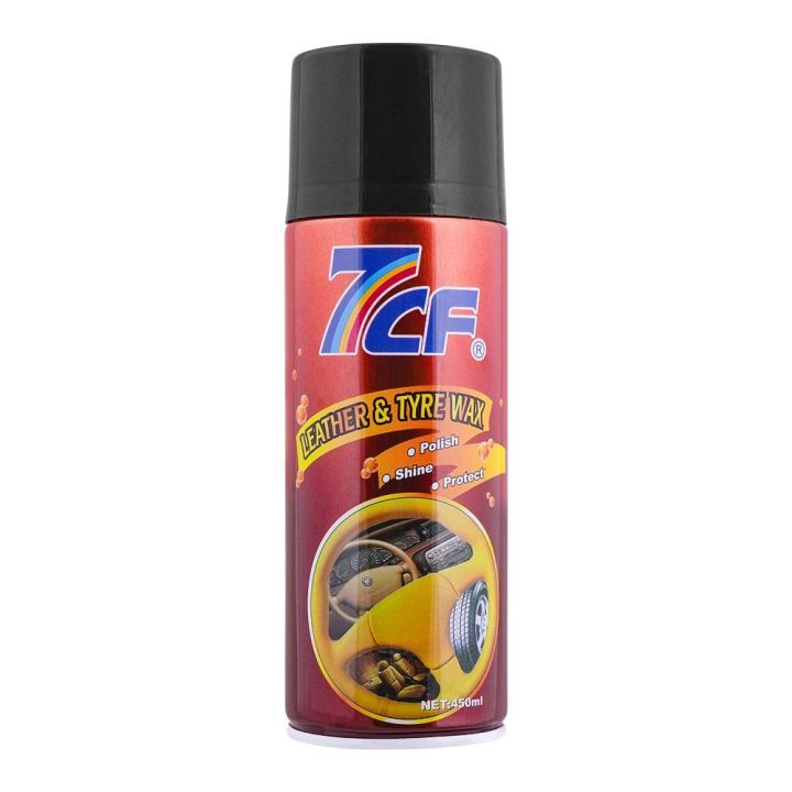 7CF Dashboard Leather & Tire Wax - 450 ml | Daraz.pk