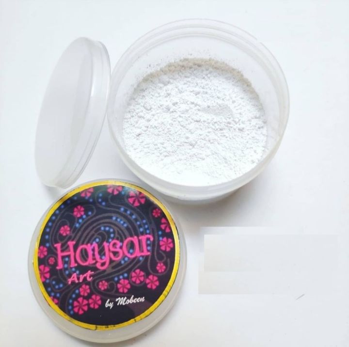 Fluorescent Pigment Powder WHITE Color – Fluorescent Color – Neon Color ...