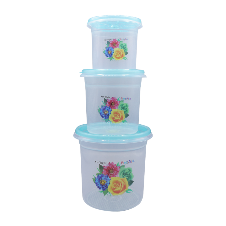 Food Storage Container 1.8 Litre Set Small- Pack of 3 | Daraz.pk