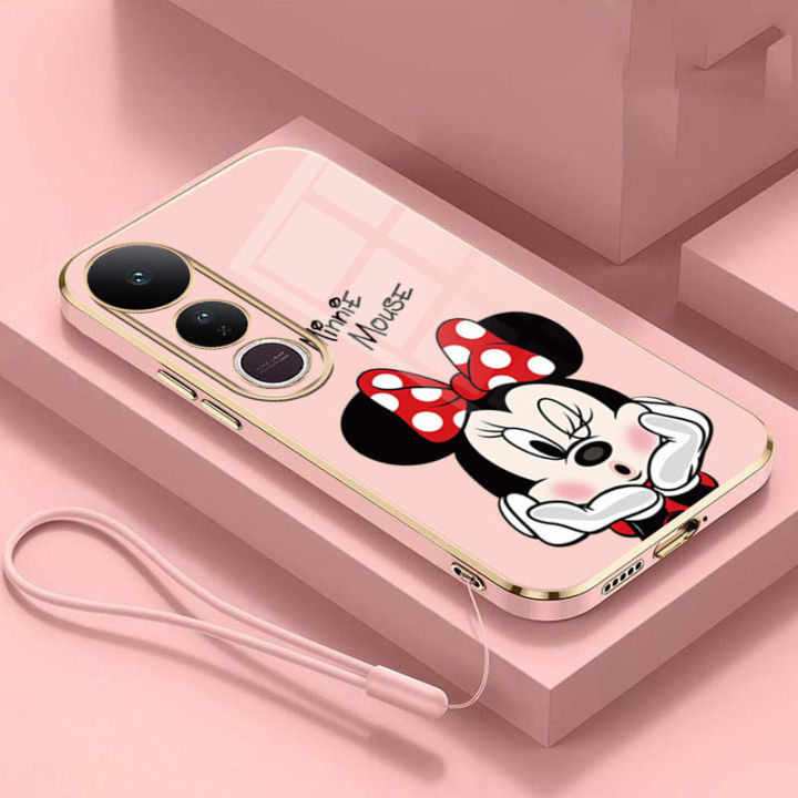 Vivo V50 Lite V50Lite 5G Glossy Cute Minnie Mouse Casing Square Edges ...