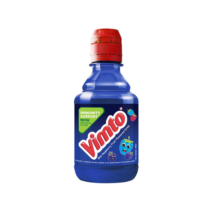 Vimto Fruit Flavored Drink - Blue Raspberry - Strawberry - 250 ml ...