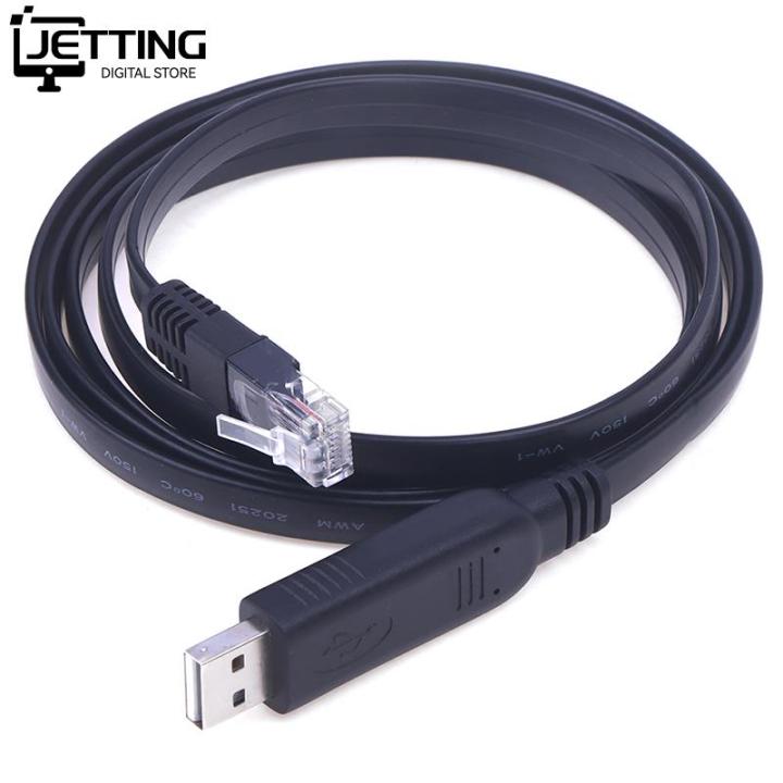 1.5M USB To RJ45 For Cisco USB Console Cable CONSOLE Debug Line A7H5 For Cisco H3C HP Arba 9306 ...