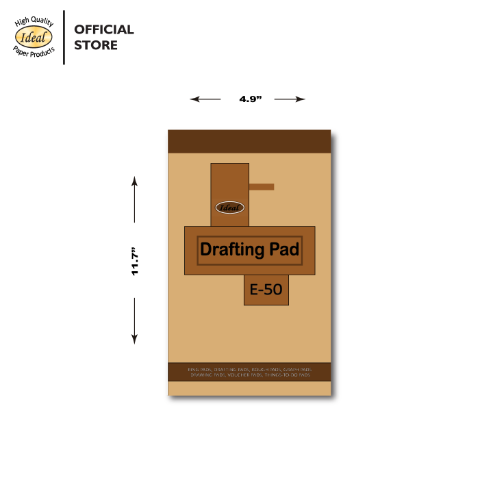 Drafting Pad E50 - Pack of 2 Pcs - Size B6 - LocaI Paper | Daraz.pk