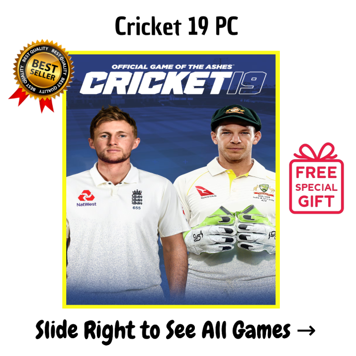Cricket 19 - PC GAME (DIGITAL DOWNLOAD VIA GOOGLE DRIVE/MEDIAFIRE) - QR ...