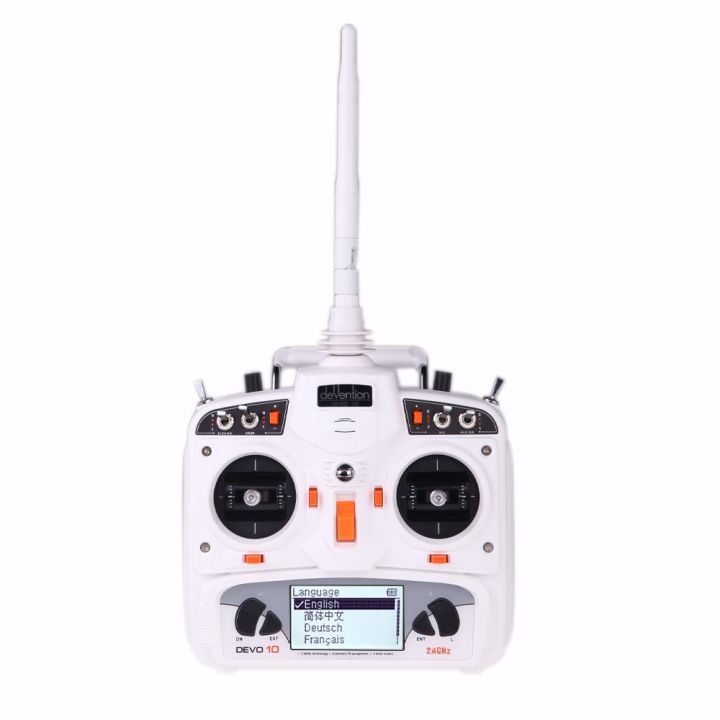 10 CH RC Transmitter Walkera DEVO10 DSSS 10 Channel RC Radio White 2 ...
