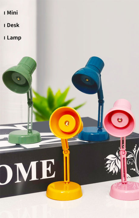 Mini LED Table Lamp Removable Portable Reading Desk Lamp Bookmark ...