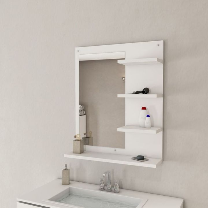 Wall Mounted Dressing Table with Mirror–Wooden Dressing Table with ...