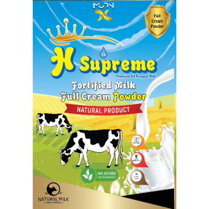 H-supreme Fortified Full Cream flavour milk Powder 250gm | Daraz.pk