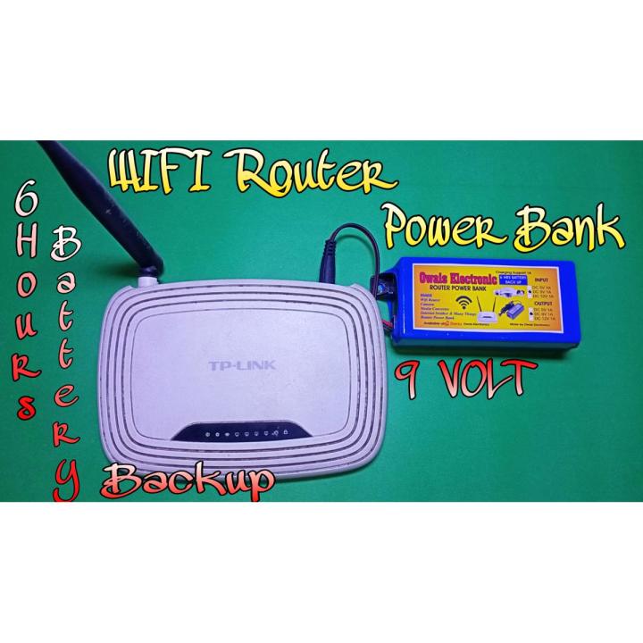 WIFI Router UPS Power Bank 9 Volt 8 Hours Battery Backup all Router ...