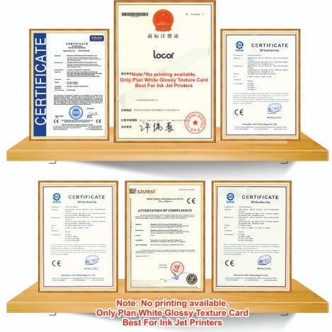 Certificate Texture Glossy Card For Inkjet Printer (A-4 Size & 260gsm ...