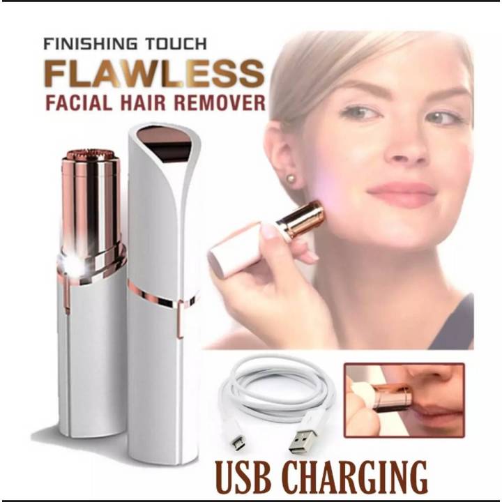 Painless Hair Remover, Original Rechargeable Charging Flawless Facial ...