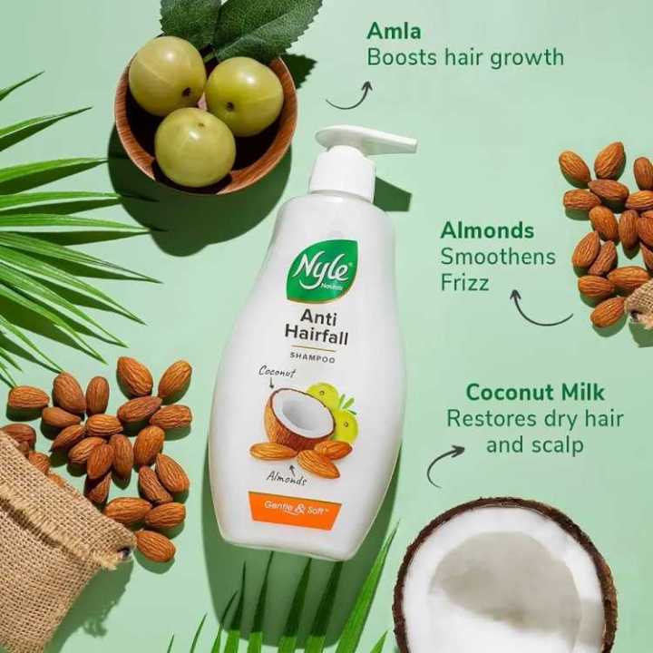 Nyle Anti Hairfall Shampoo, 400 ml ORIGINAL FS NYLE Naturals Anti ...