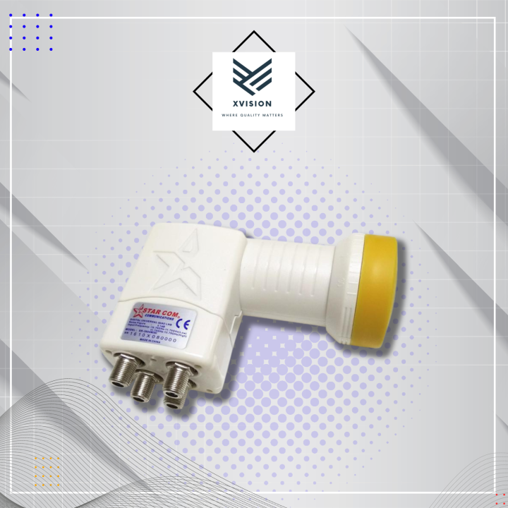 XVision KU Band Signal LNB waterproof 4 Pin lnbf | Daraz.pk