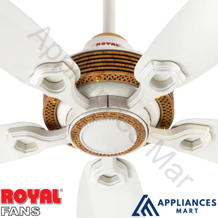 Royal Fans Ceiling Fan Nova Model 5 Blades Copper Winding 56 Inches ...