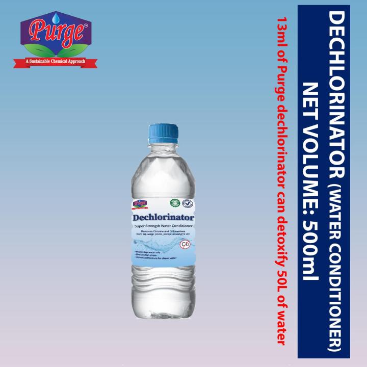 Purge Dechlorinator Super Strength Water Conditioner - Remove Chlorine ...