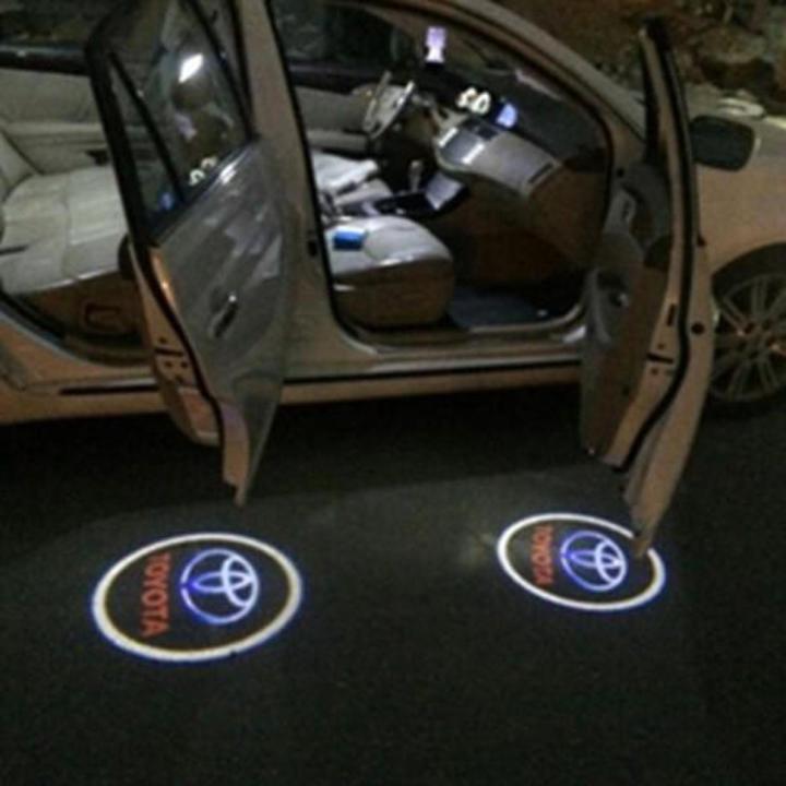 Pack of 2 - Car Door Logo Projection Light - Toyota | Daraz.pk