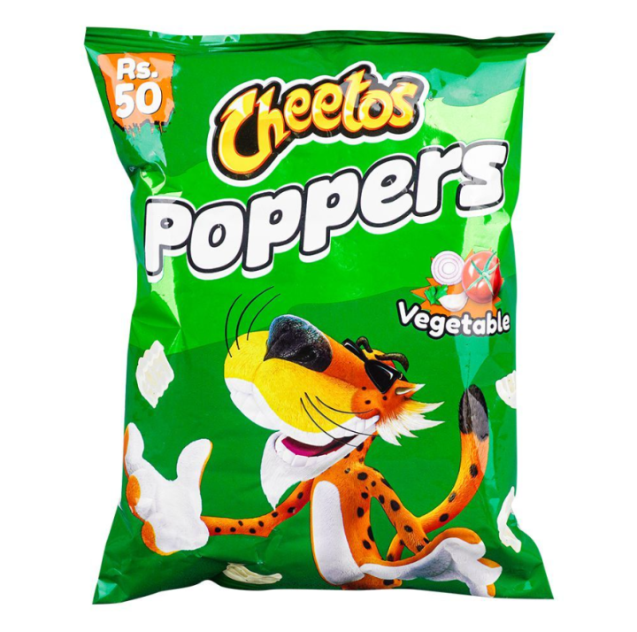 Cheetos Poppers Vegetable 28g – New Limited Edition | Crispy ...
