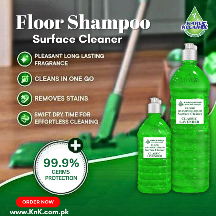 Floor Shampoo Liquid- 500Ml- Special classic Lavender-Antibecterial ...