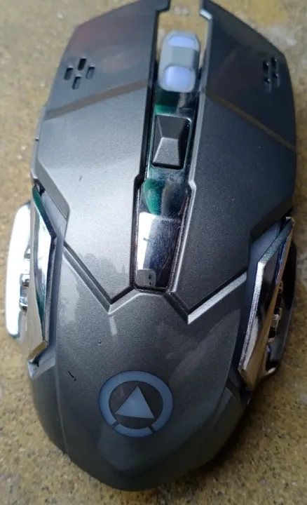 A4 Wireless Gaming Mouse Rechargeable Mouse Electroplating 6 butten ...