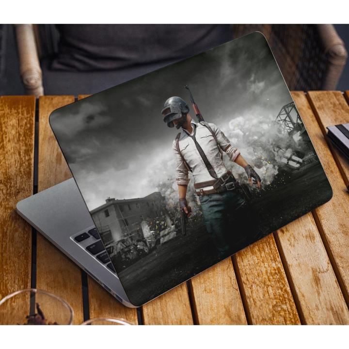 PUBG Laptop Back Vinyl Skin Sticker 12 13 14 15 15.6 Inch Size For All ...