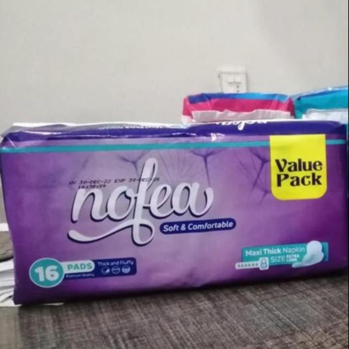 Nofea Maxi Thick Extra Long Napkins 16 Pads | Daraz.pk