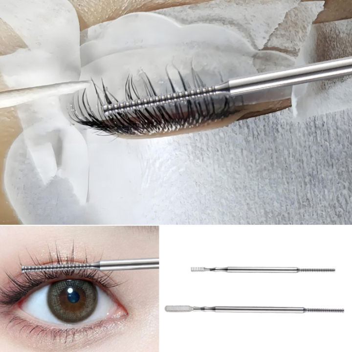 L/S Stainless Steel Eyelash Perm Lifting Tools Metal Clean Up Rods ...