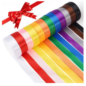 1-Inch Wide Satin Ribbon - 9-10 YARDS – Attractive Colors | Daraz.pk