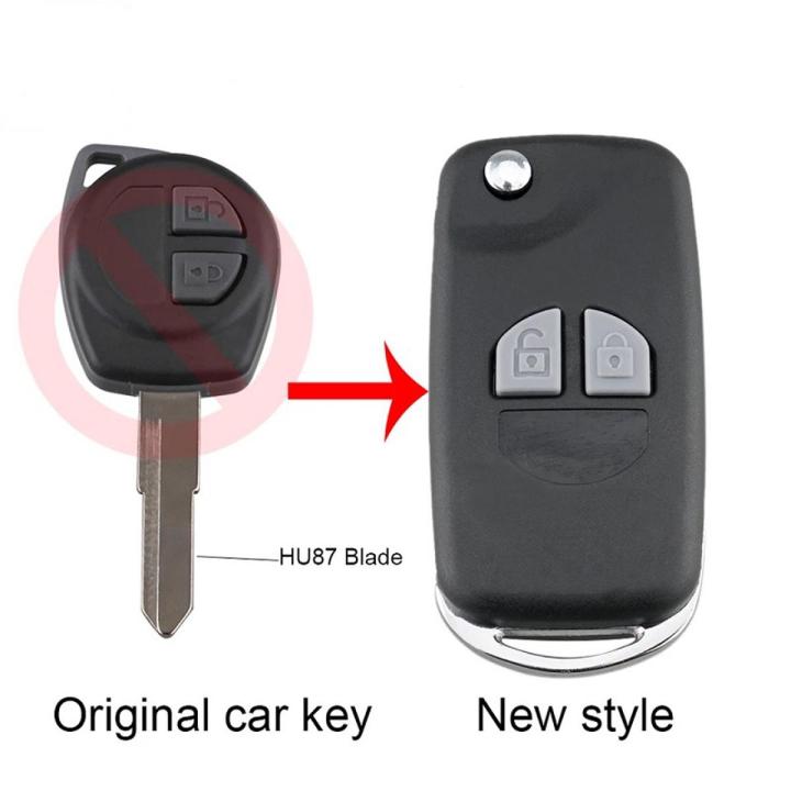 Modified Flip Folding Remote Car Key Case Shell fit for SUZUKI Swift ...