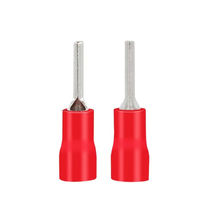 PTV Fork Copper Terminals – Straight Crimp Pin for Electrical Wiring ...